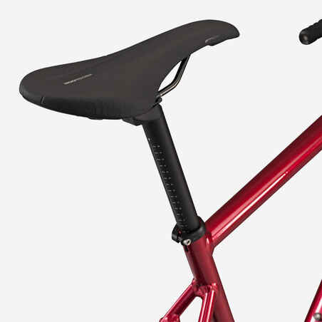 Electric Road Bike E-EDR AF Shimano 105 - Red - Décathlon