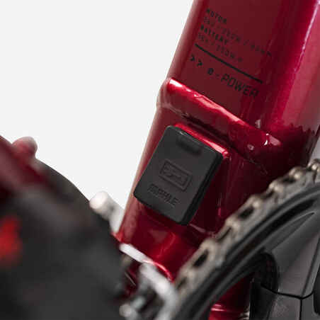 Electric Road Bike E-EDR AF Shimano 105 - Red - Décathlon