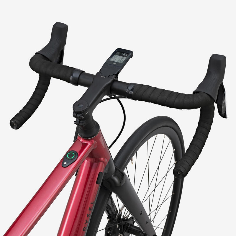 Vélo de route électrique SRAM Apex AXS 1x12v, E-EDR AF rouge VAN RYSEL | Decathlon