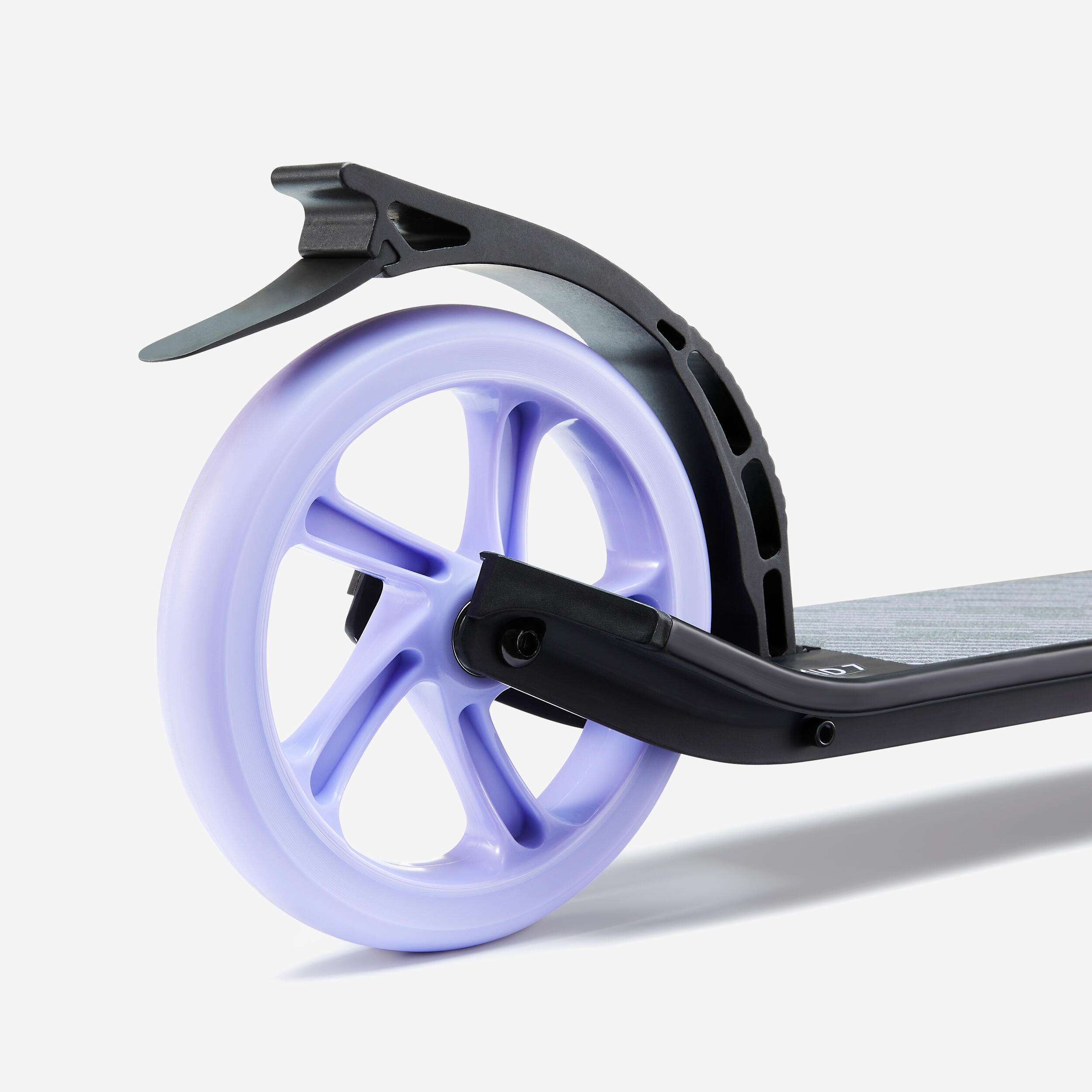 Scooter with Kickstand MID 7 - Black/Lavender | Decathlon