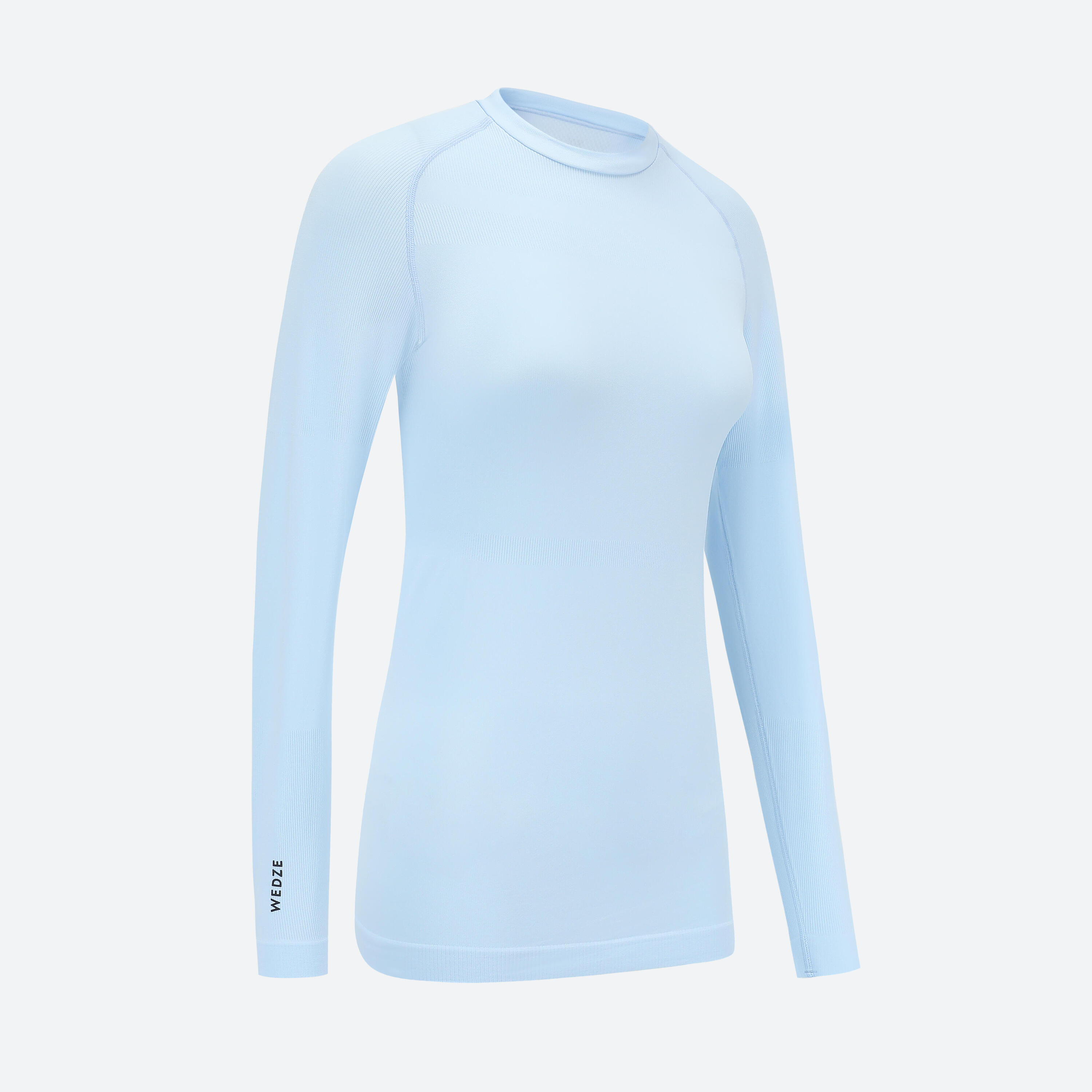 Women's Warm, Breathable Seamless Thermal Ski Base Layer 500 - Light ...