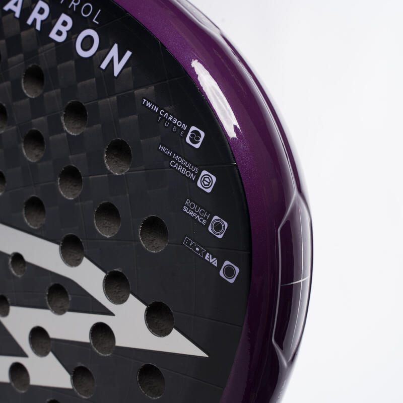 Adult Padel Racket Control Carbon KUIKMA - Decathlon