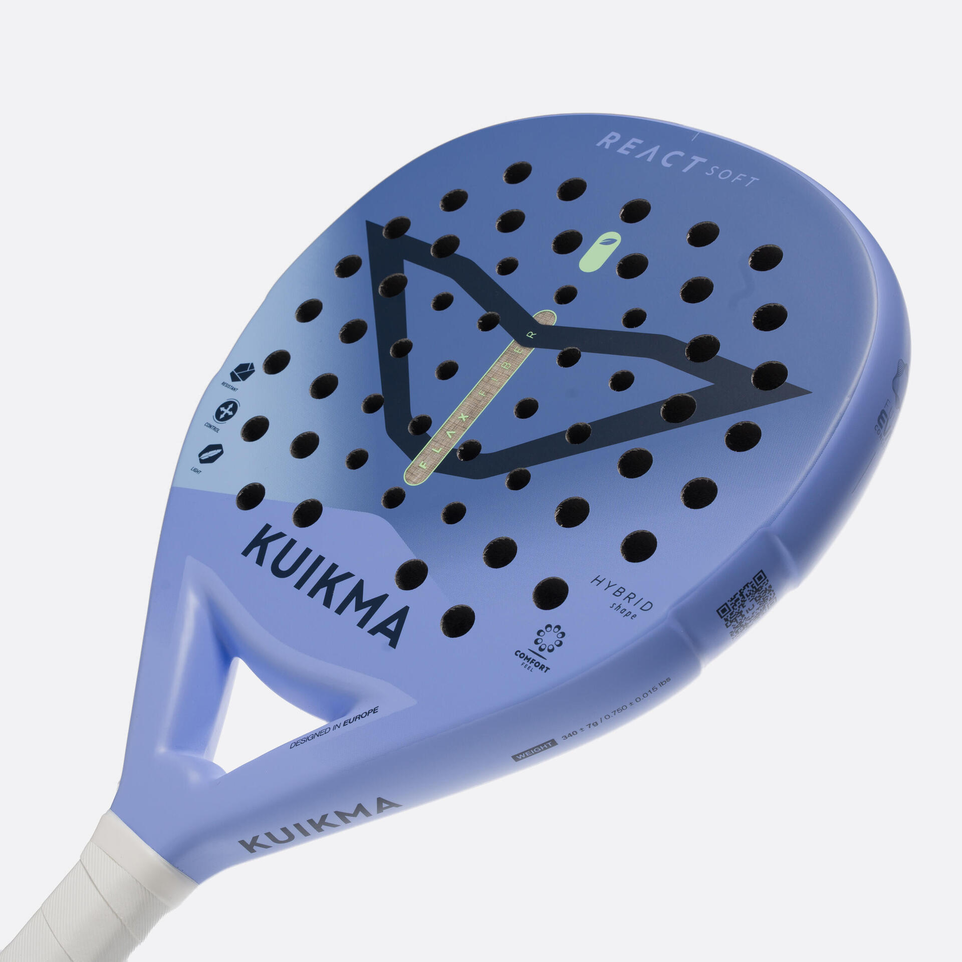 Raket Padel Dewasa React Soft - Ungu
