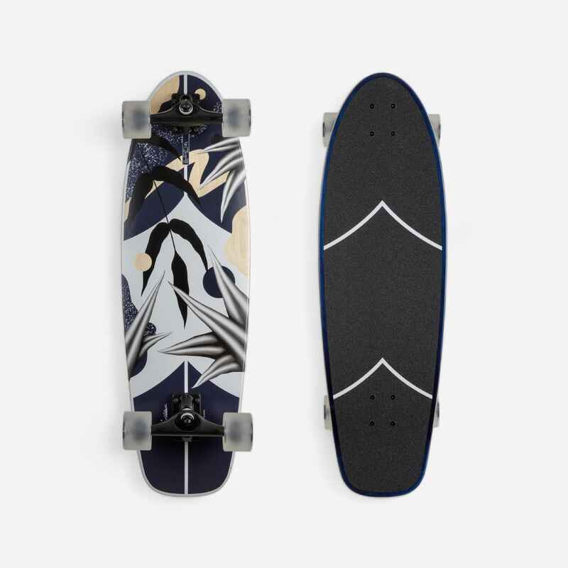 Longboard Surf Cruiser Skateboard 33'' - Natura blau - Decathlon