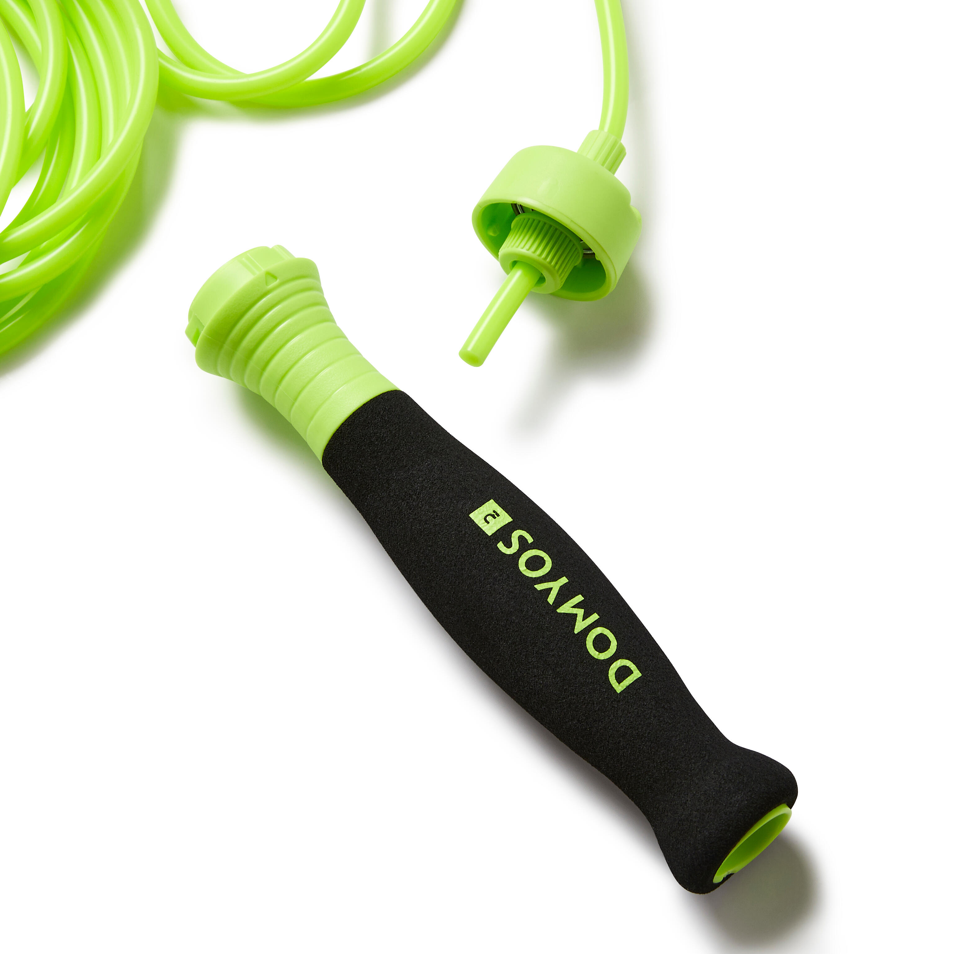 Fitness Jump Rope - 500 - Fluo lime yellow - Domyos - Decathlon