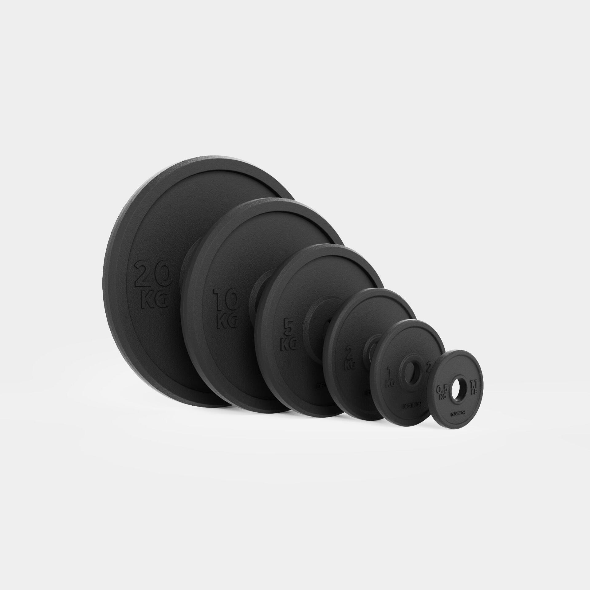 Plat Besi Cakram Angkat Beban - 20 k g 28 mm