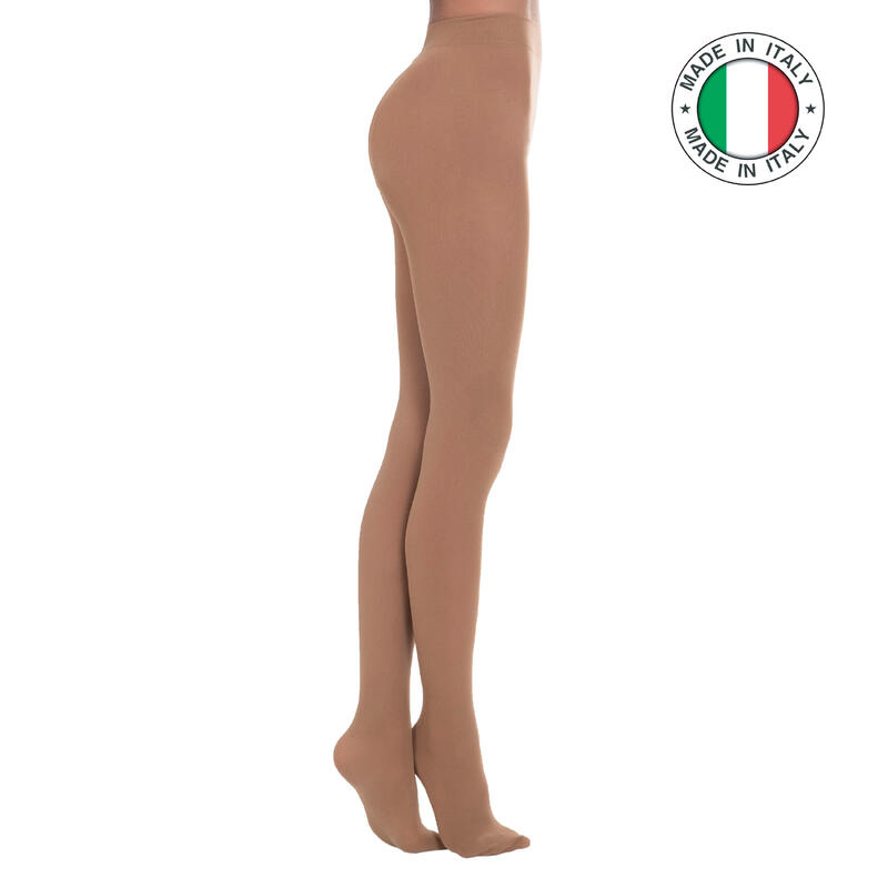 Girls Ballet Tights Brown Starever Decathlon