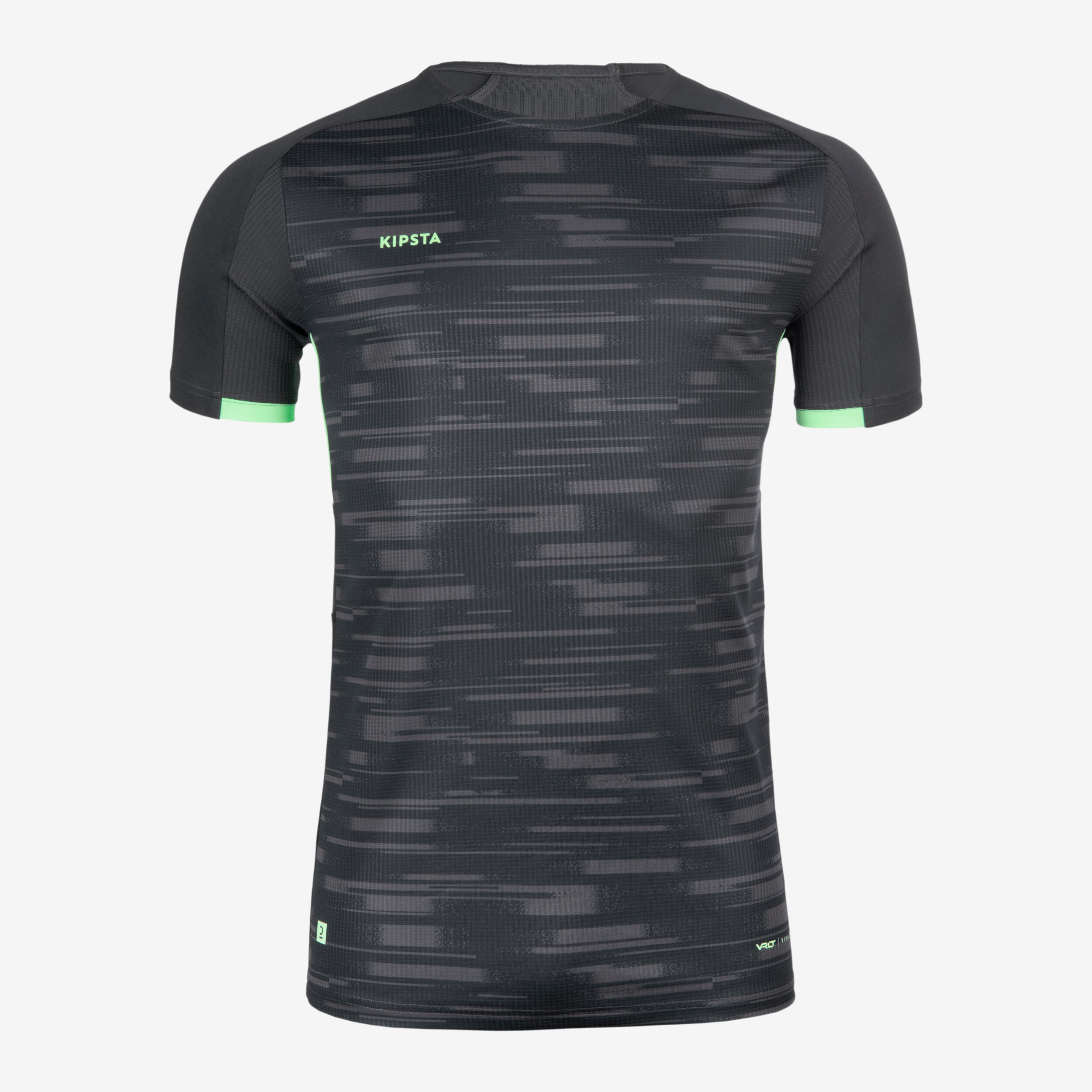 Short-Sleeved Football Shirt Viralto PXL - Black & Green Short-Sleeved Football Shirt Viralto PXL - Black & Green