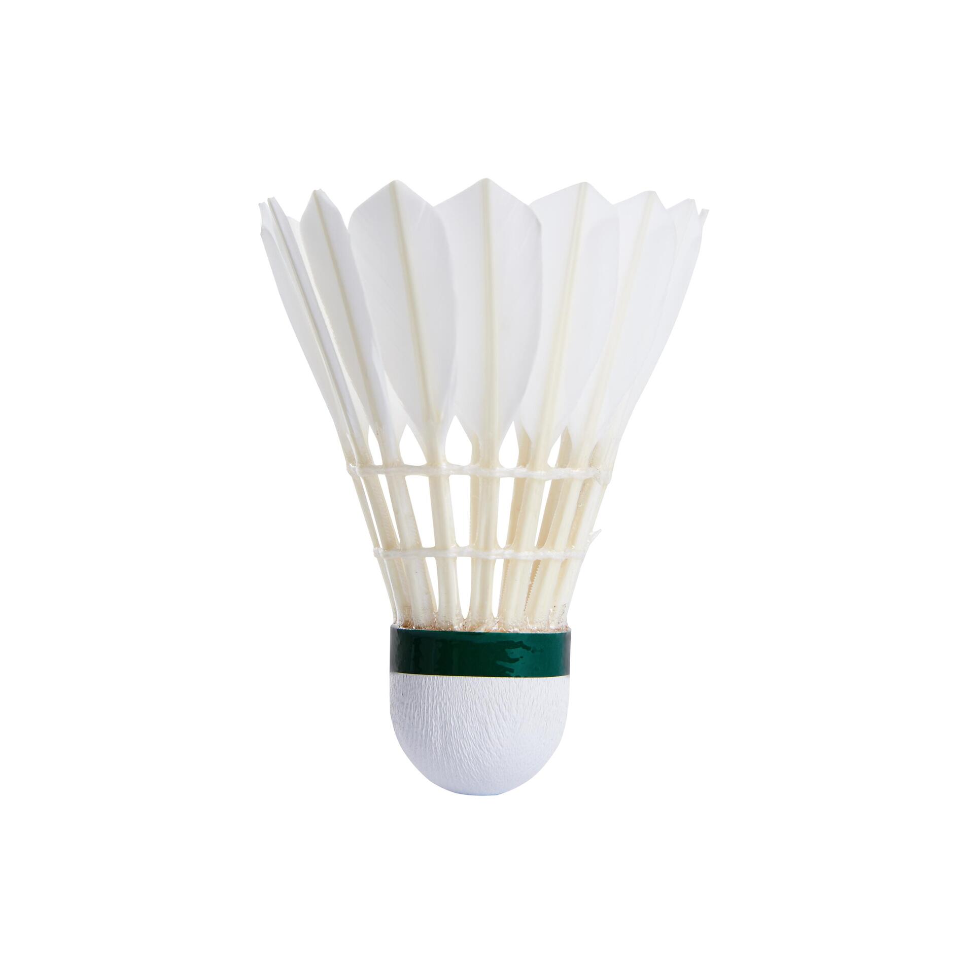 Feather shuttlecock fsc 530 speed 77 x 12 white