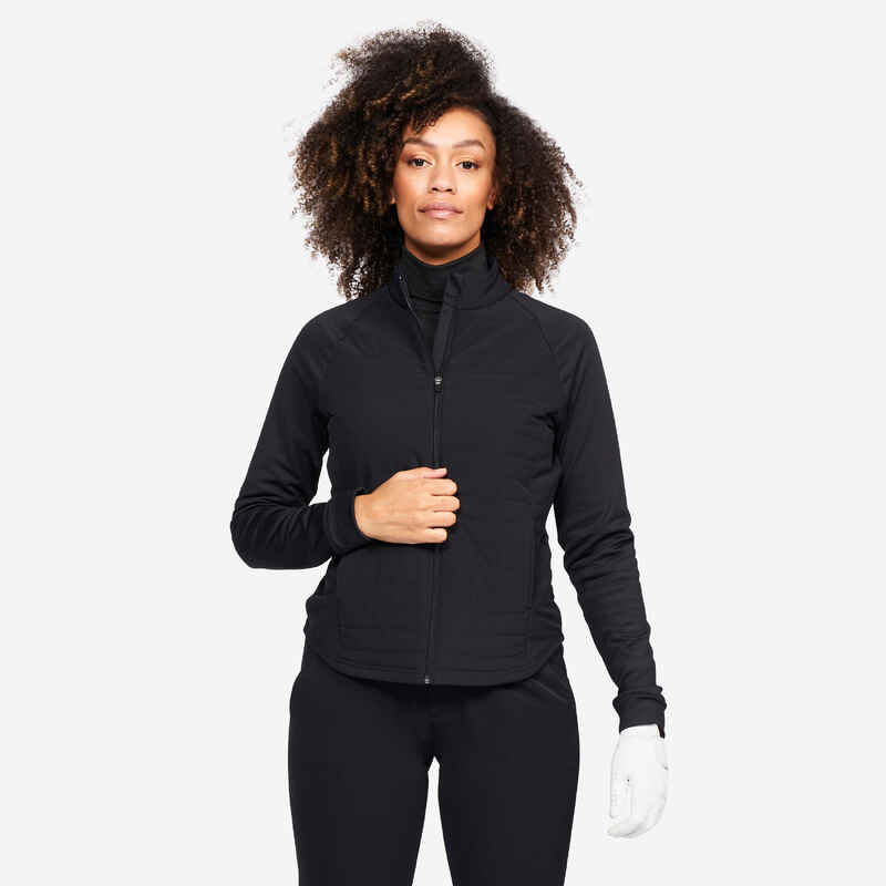 Women's golf winter jacket - CW500 black - Decathlon