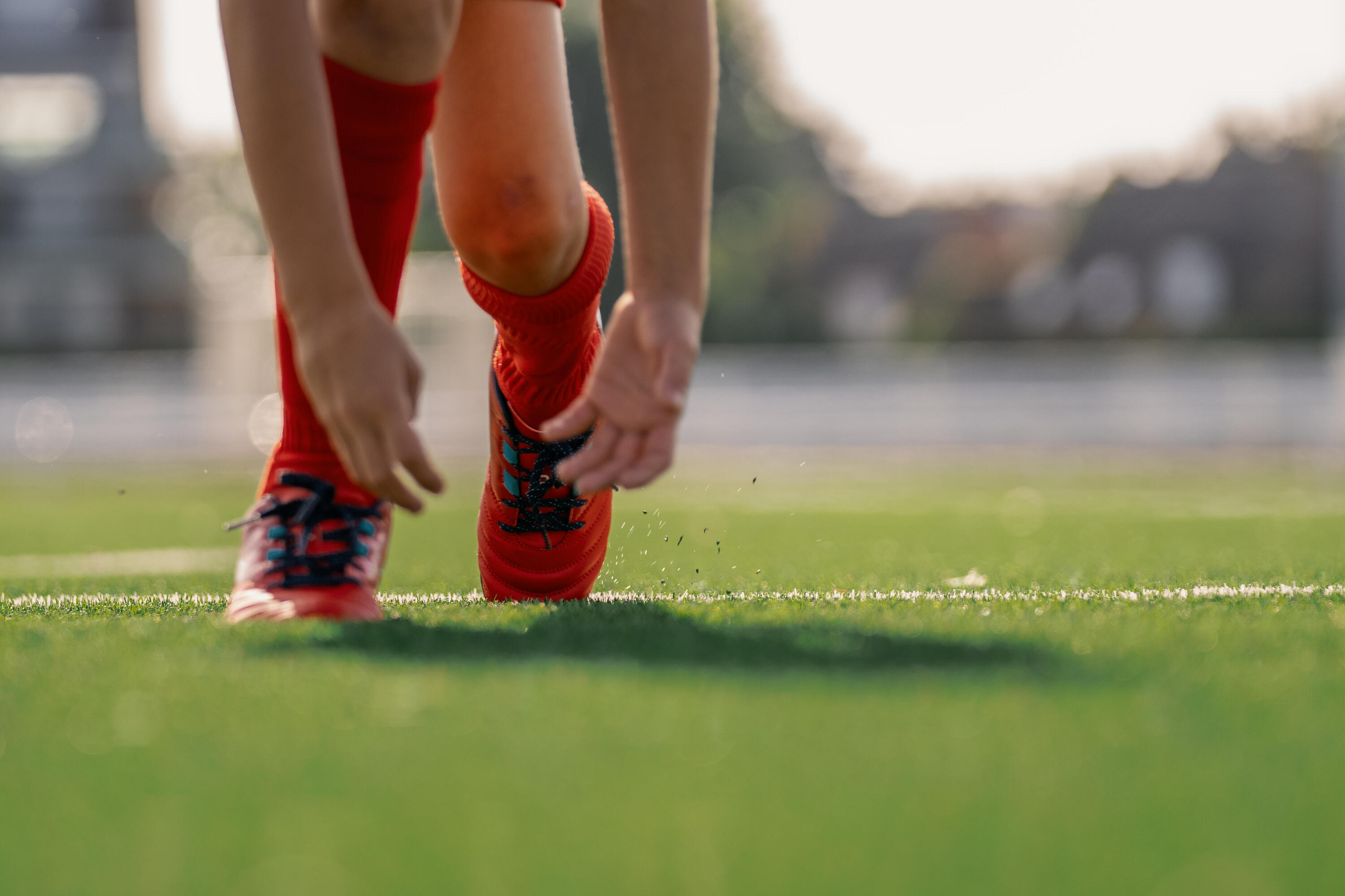 Kids' Knee-Length Rugby Socks R500 - Red KIPSTA | Decathlon