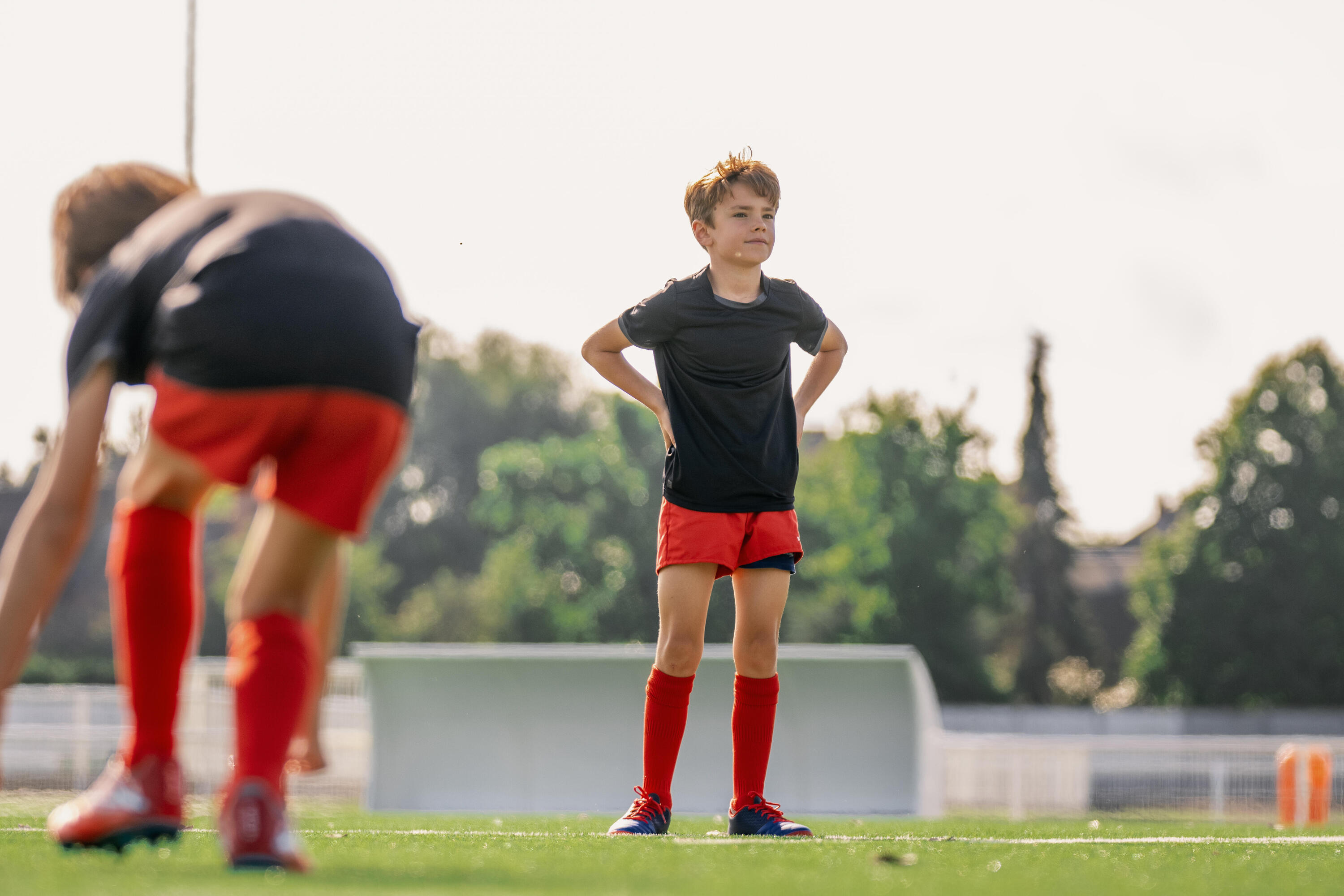 Kids' Knee-Length Rugby Socks R500 - Red KIPSTA | Decathlon