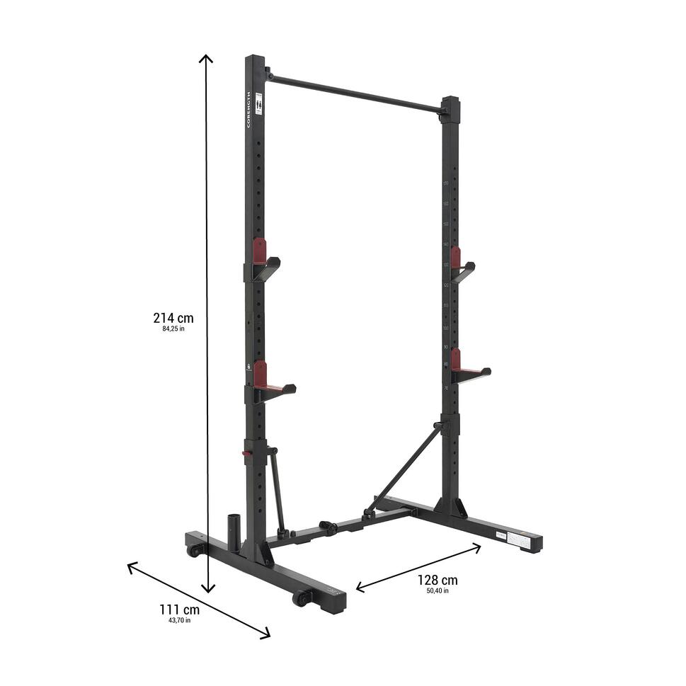 Rack de musculation pliable/ rétractable squat, bench et traction ...