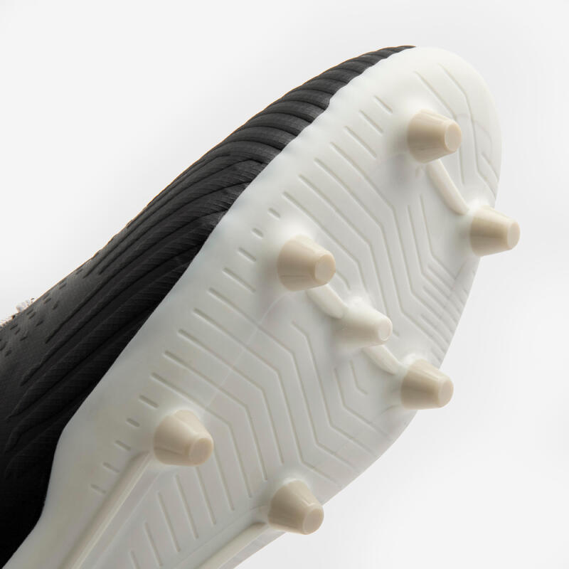 KIPSTA - Ghete ADVANCE R500 FG Rugby Negru Adulți | Decathlon