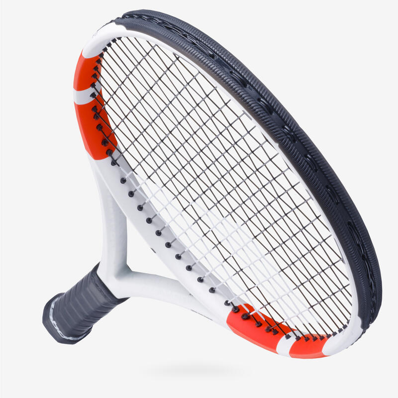 Raquete de Ténis adulto- Babolat Pure Strike 100 16x19 Branco Laranja ...