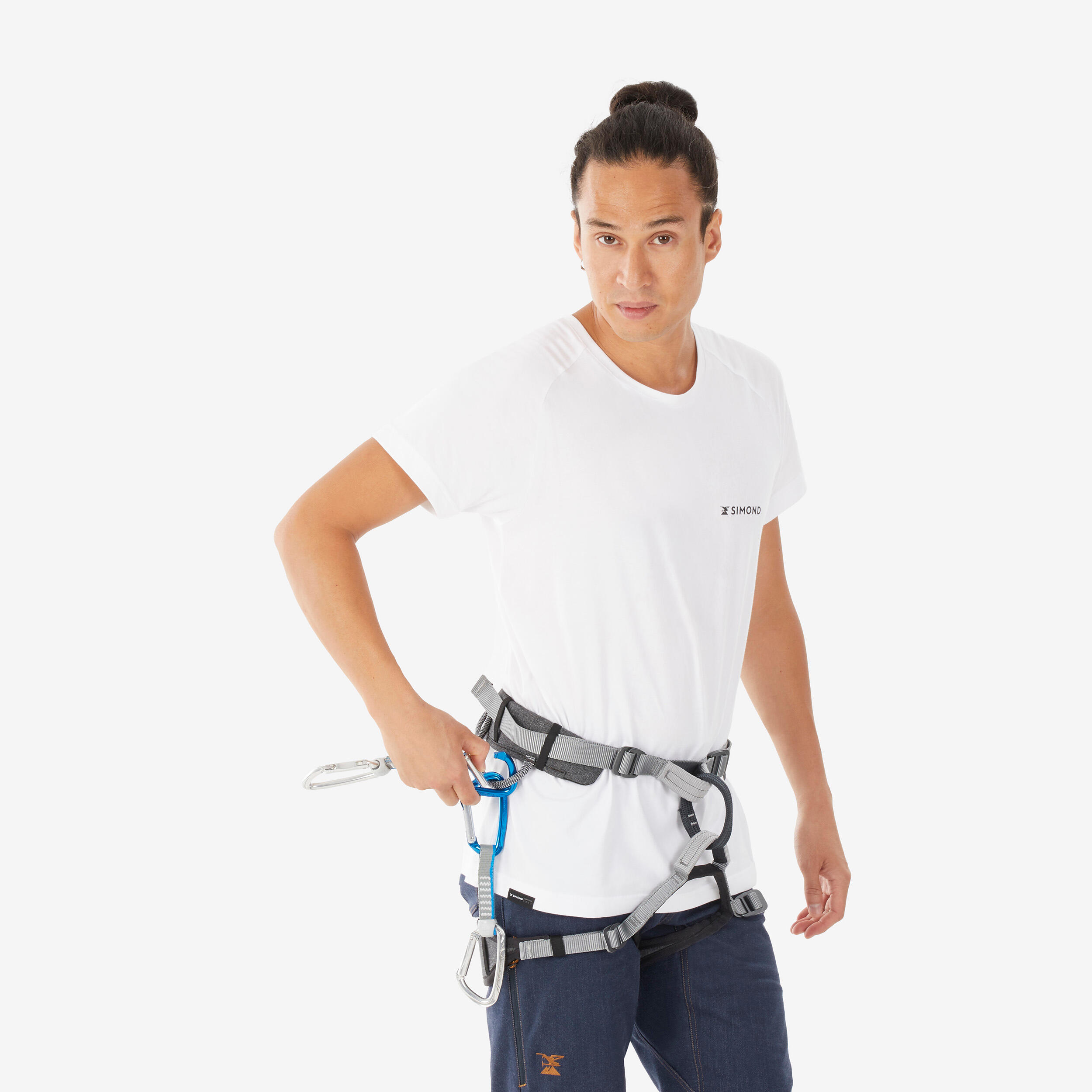 Climbing and Mountaineering Harness - Klimb - smoked black, smoked ...