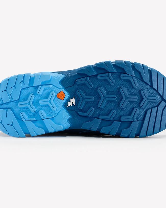 Children's Waterproof Hook and Loop Hiking Boots - CROSSROCK blue - 28 ...