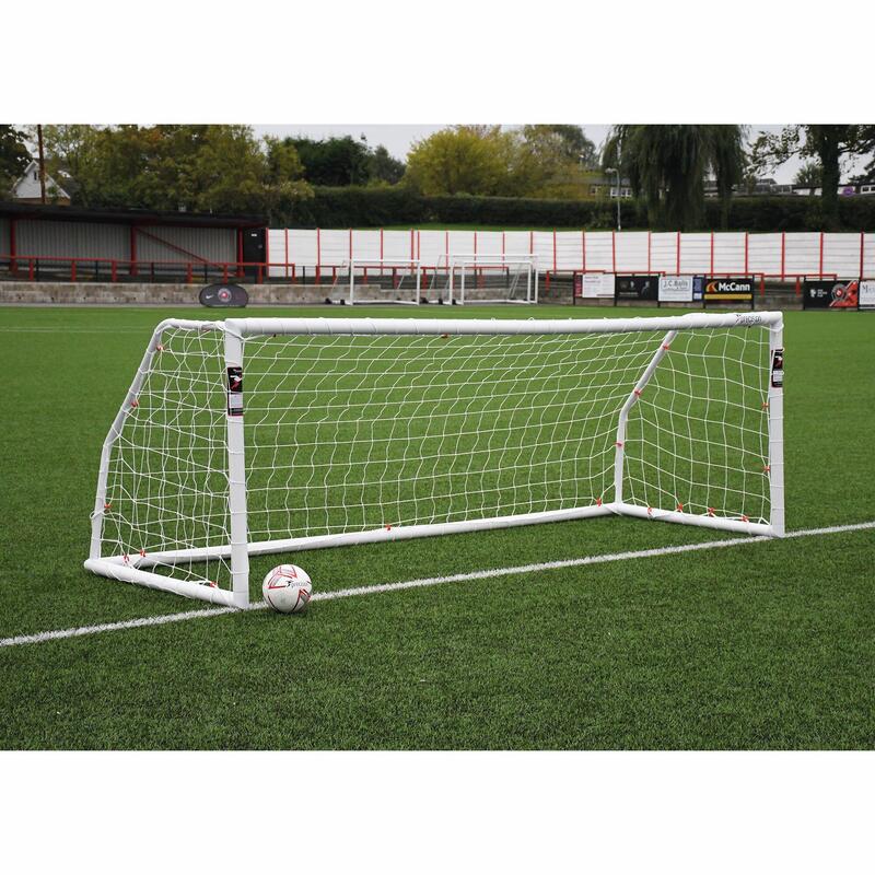 Precision Match Goal Posts 12' x 4' (BS 8462 approved) - White Colour ...