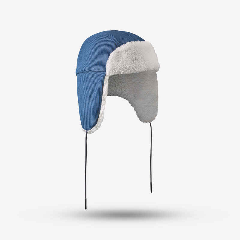 CHAPKA SKI ADULTE VELOURS - BLEU - Décathlon