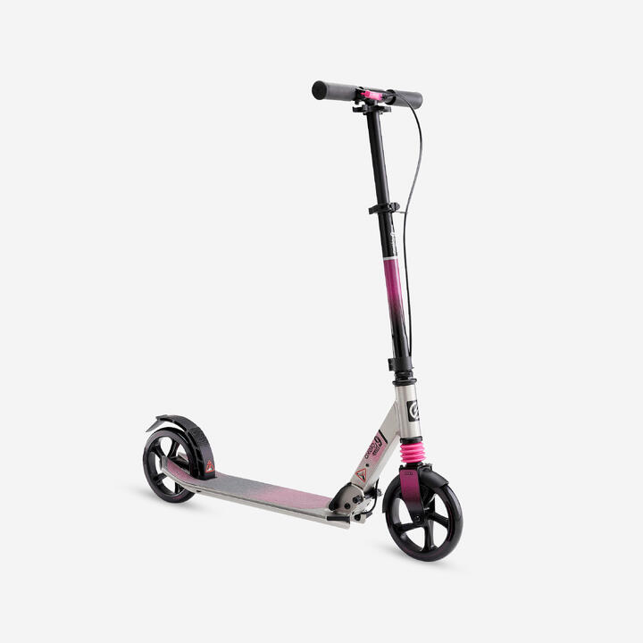 TROTTINETTE MID9 BLANCHE VIOLETTE OXELO | Decathlon