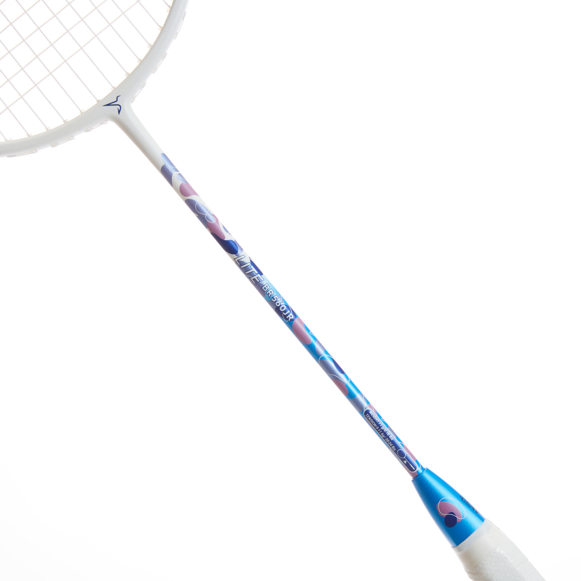 BADMINTON JUNIOR RACKET BR LITE 560 JR AQUA BLUE
