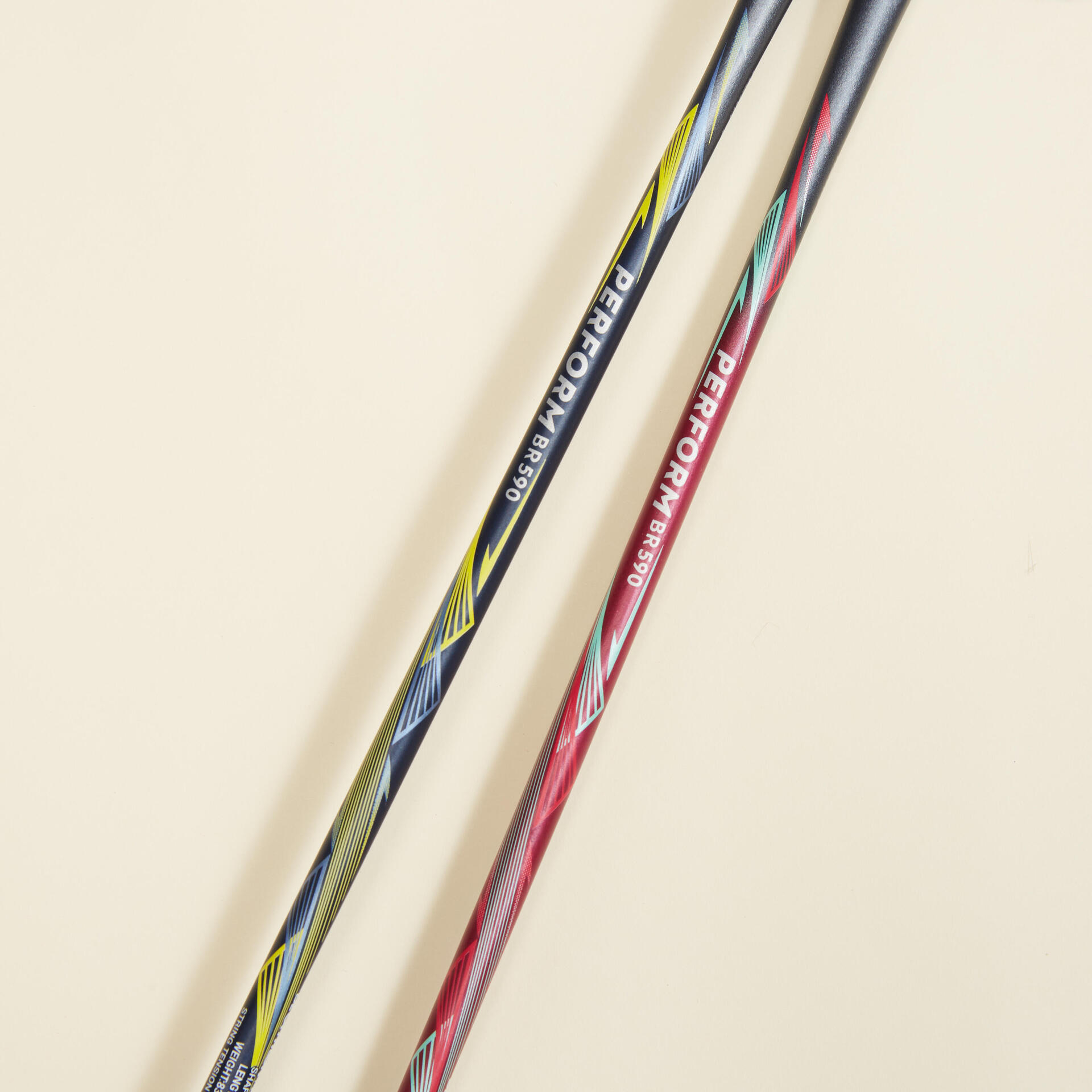 Badminton adult racket br set perform 590 blue purple