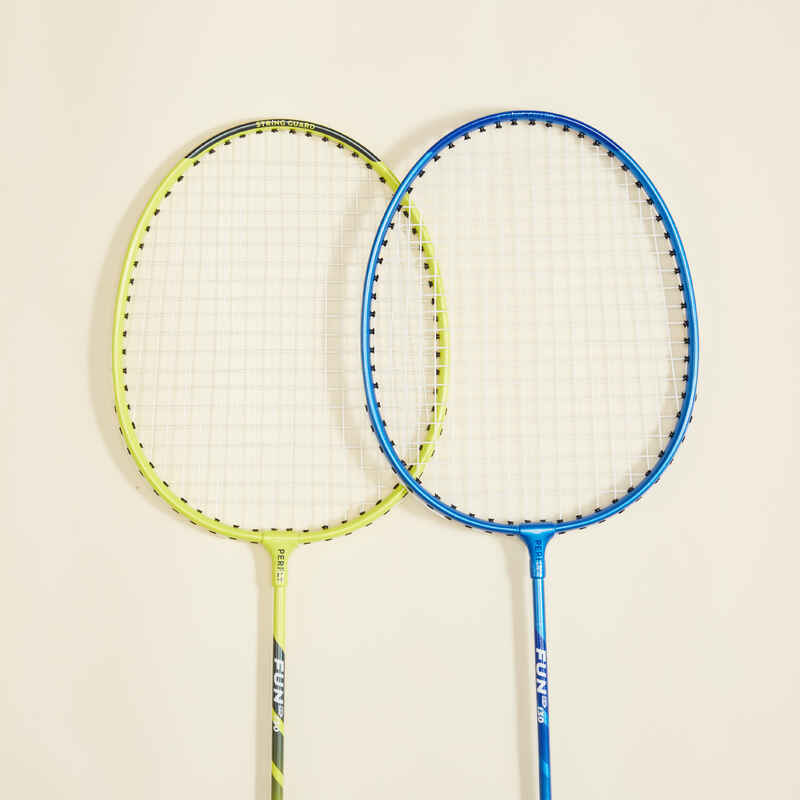 Kit raqueta de bádminton adulto Fun Set br130 ad lima azul - Decathlon