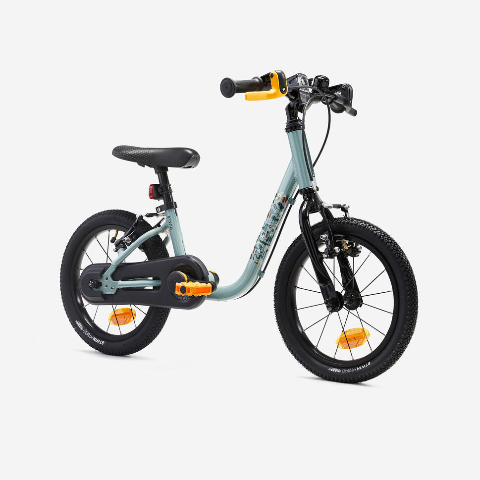 VELO ENFANT 2EN1 DRAISIENNE 3-5 ANS 14 pouces - DISCOVER 900 Bleu BTWIN ...