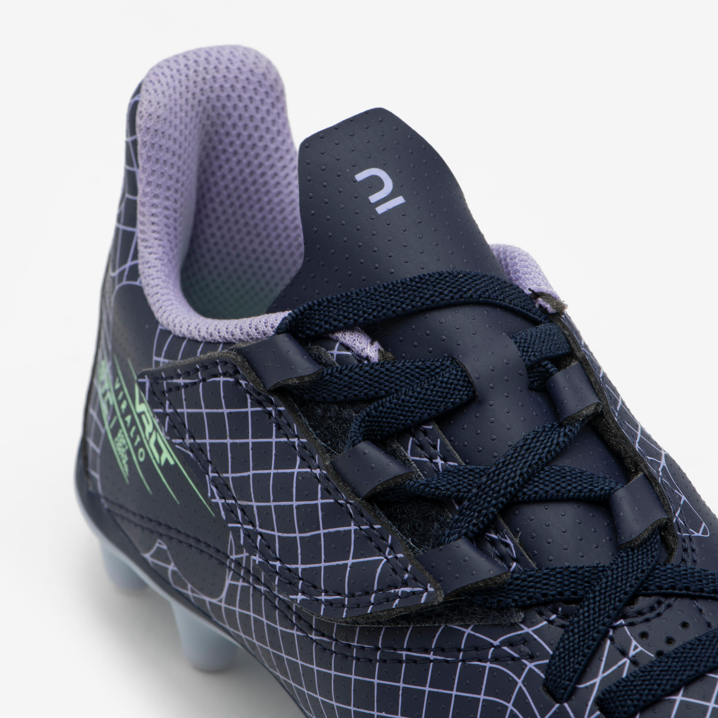 Kids' Hook and Loop Soccer Cleats – Viralto I Easy FG - Steel blue ...