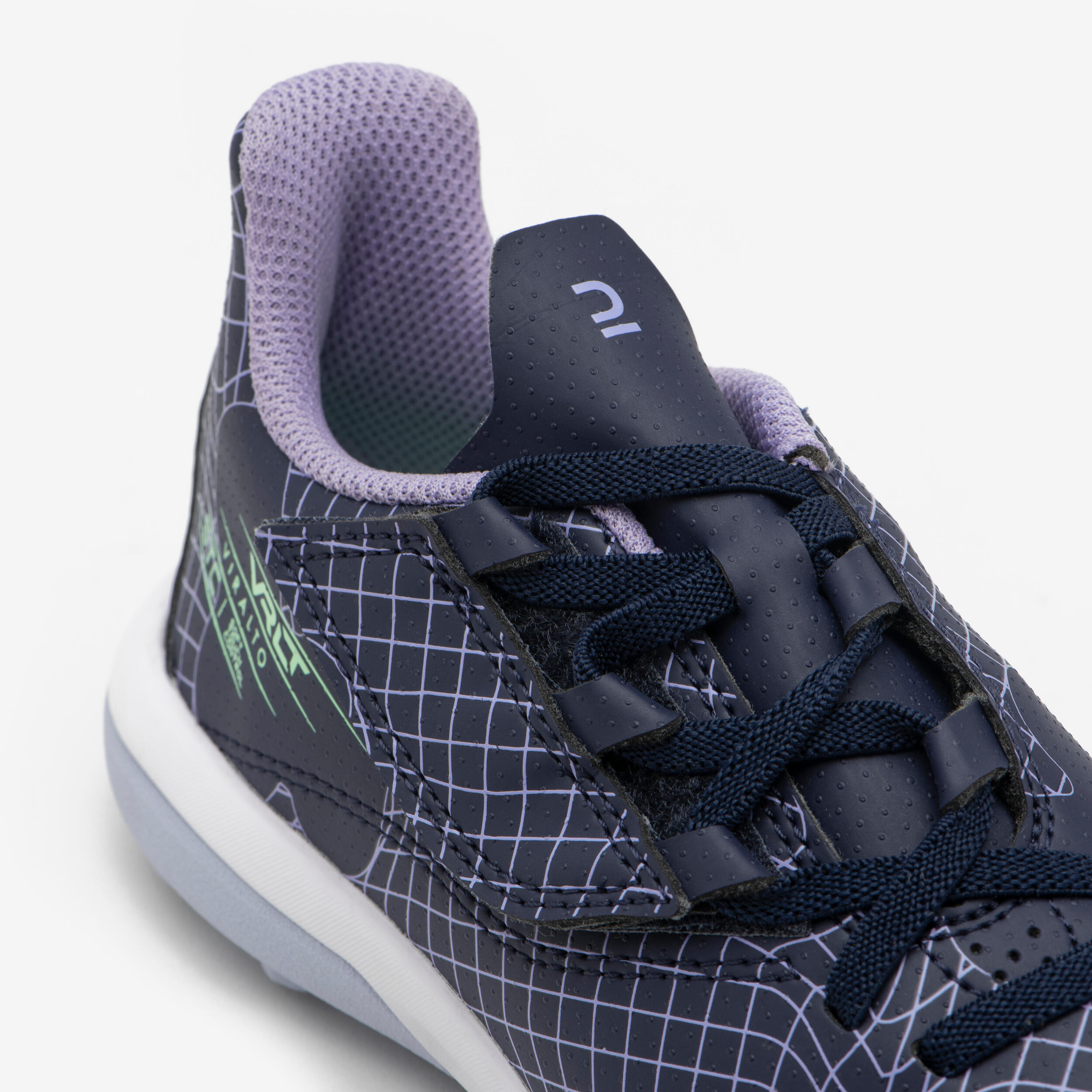 Kids' Hook and Loop Soccer Cleats, Viralto I Easy TF - Steel blue ...