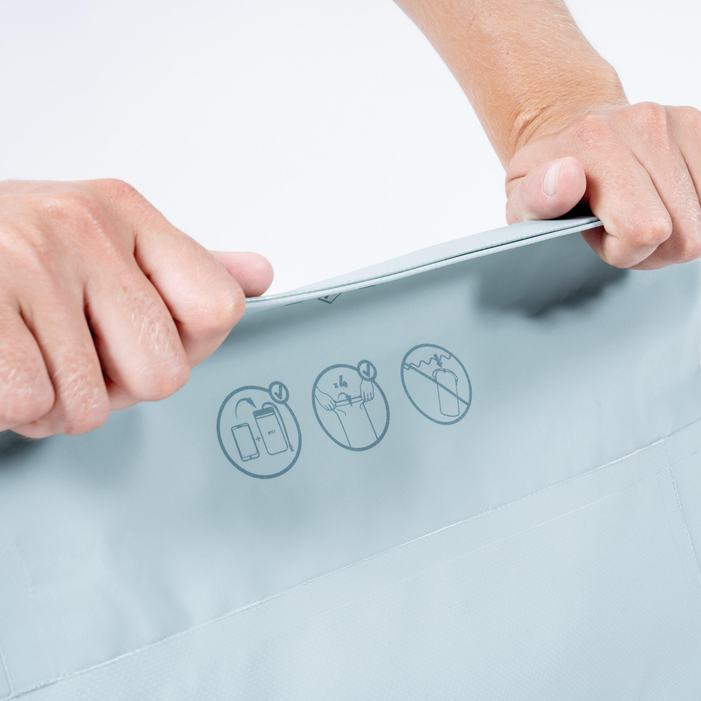 Dry Bag 10L - Verdigris, smoked black - Itiwit - Decathlon