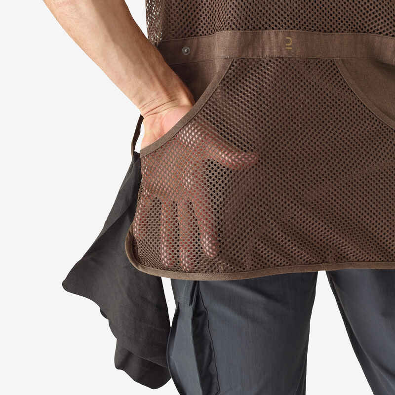 CLAY SHOOTING 500 JACKET BROWN - Decathlon