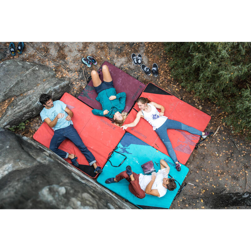 Boulder-Crashpad 1,4 m x 1,1 m – Bigblocker 2.0 rot | SIMOND | Decathlon.ch