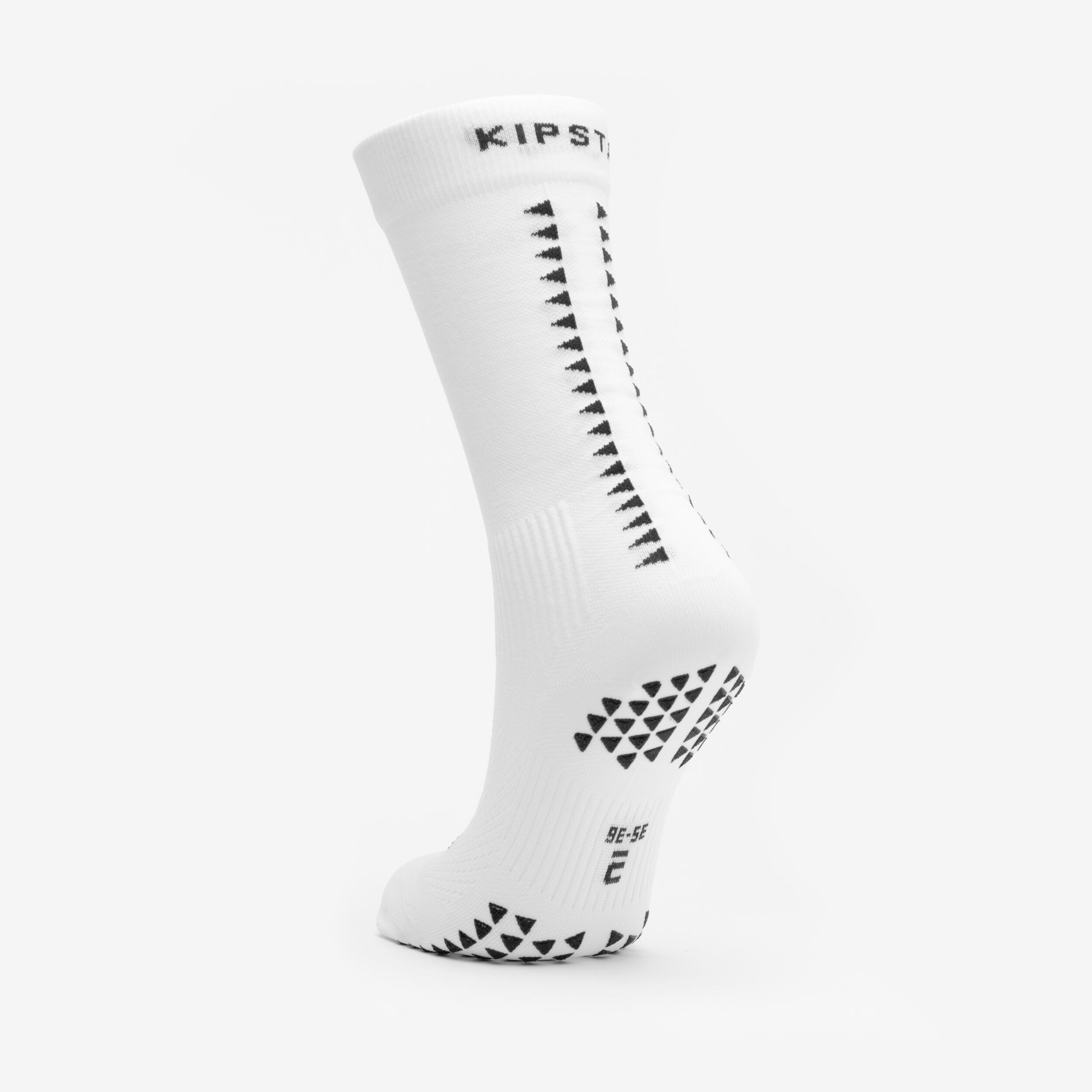 Mid-Calf Soccer Socks – Viralto II MiD - Snow white - Kipsta - Decathlon