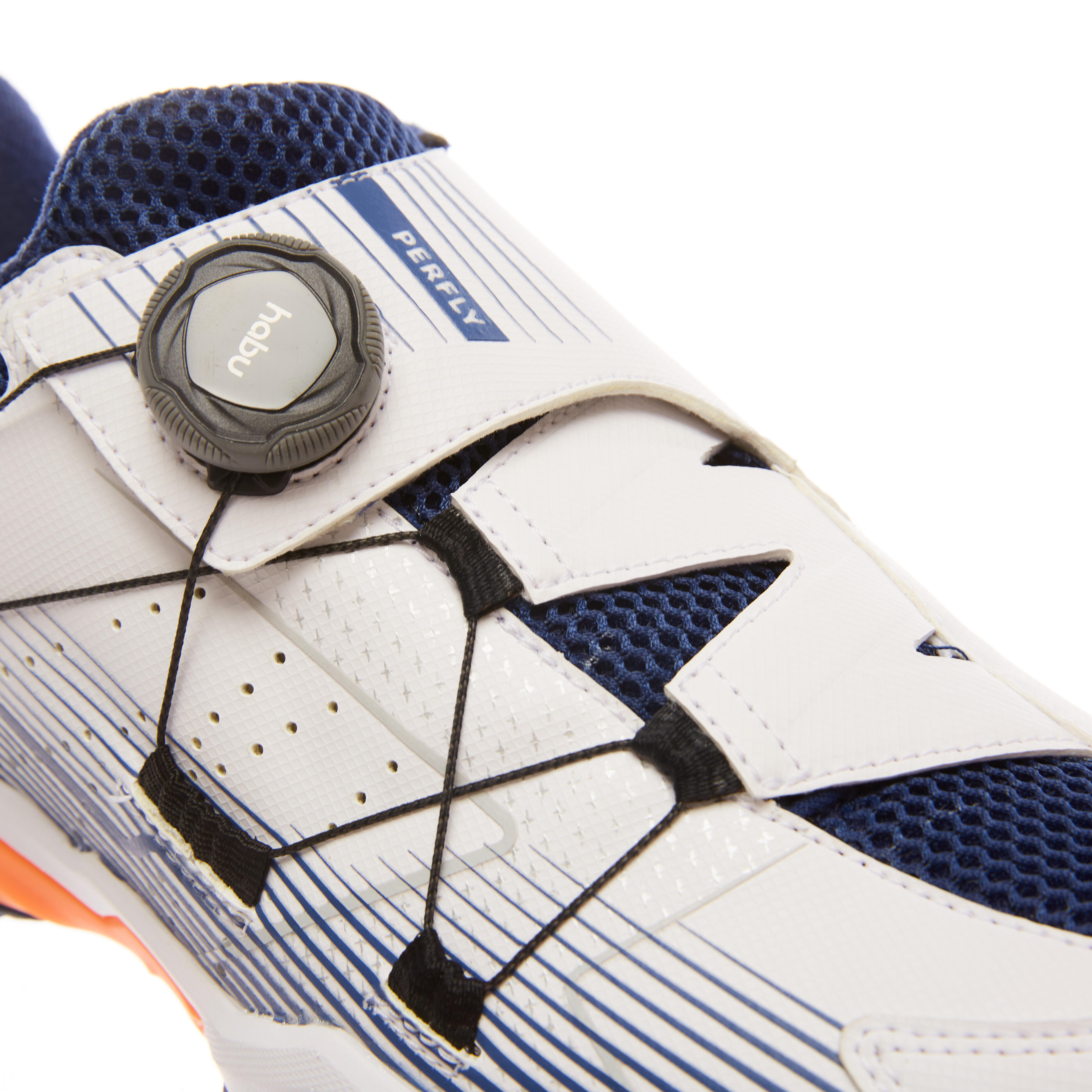 Men’s Badminton Shoes - BS Perform 590 LDT - Snow white, orange ...