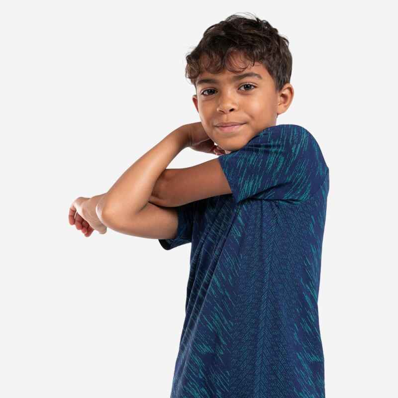 Kid's ultra-light KIPRUN Light 900 running T-shirt - navy green - Decathlon