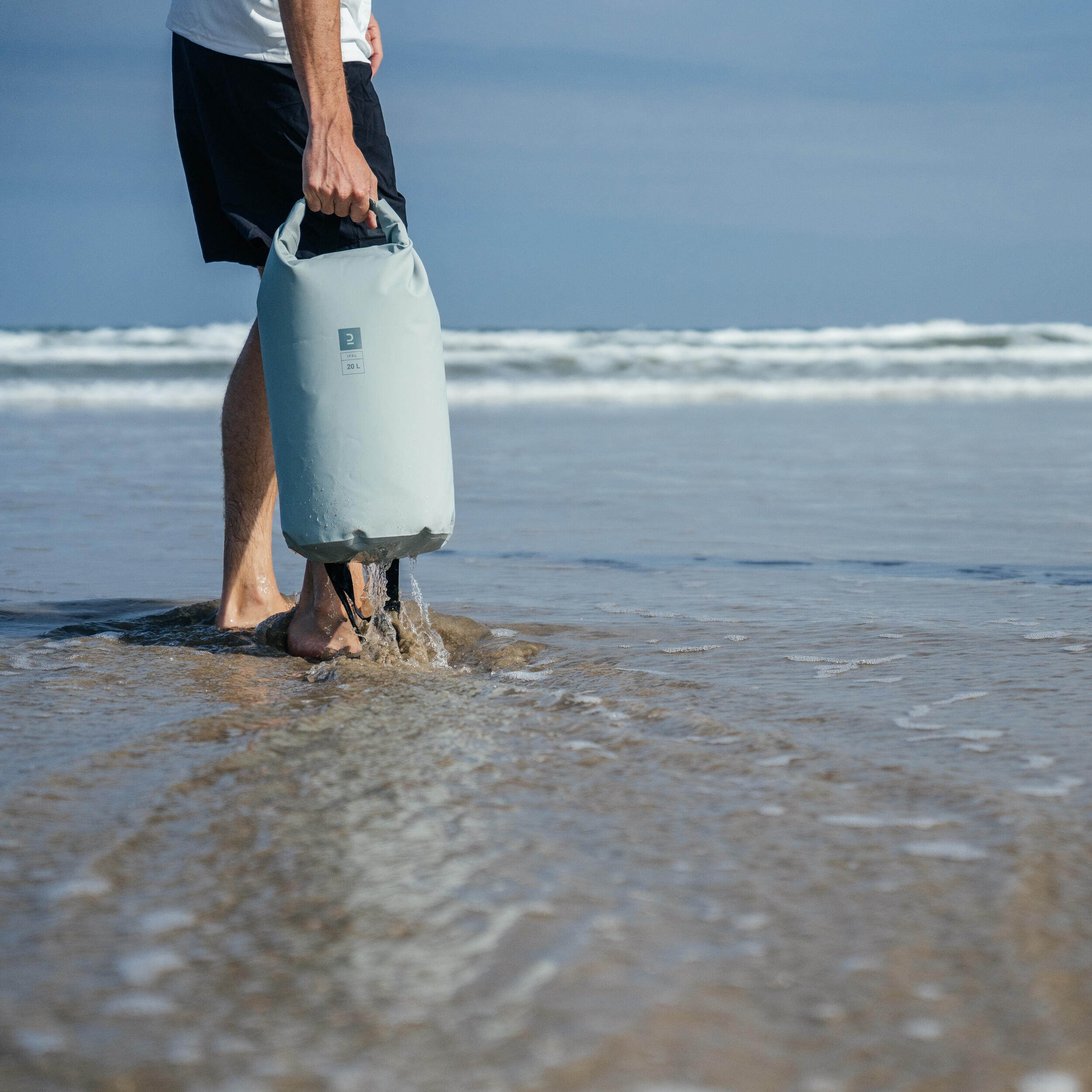 Dry Bag 20L - Verdigris, smoked black - Itiwit - Decathlon