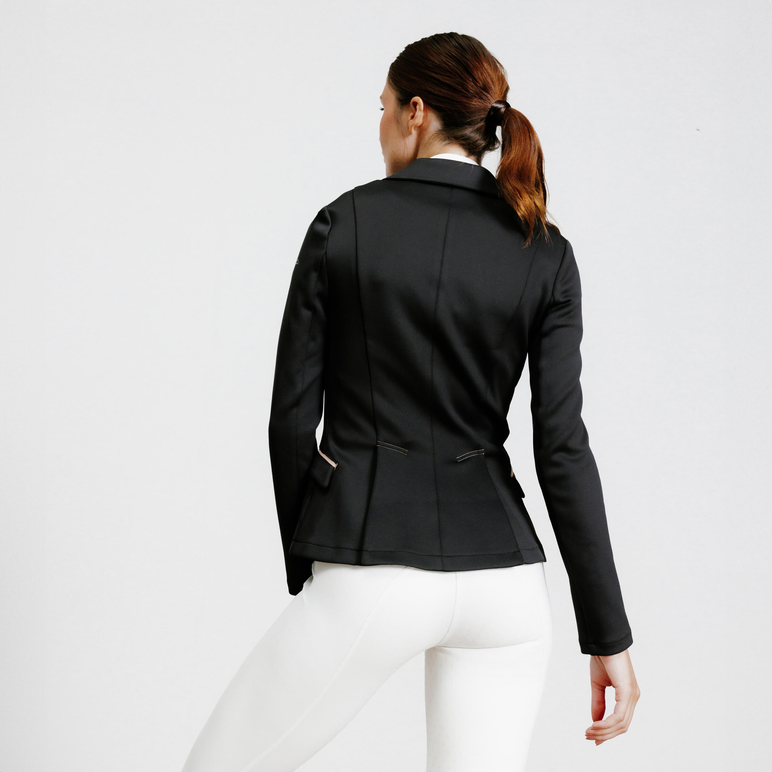 Women's Horse Riding Show Jacket - Black FOUGANZA | Decathlon