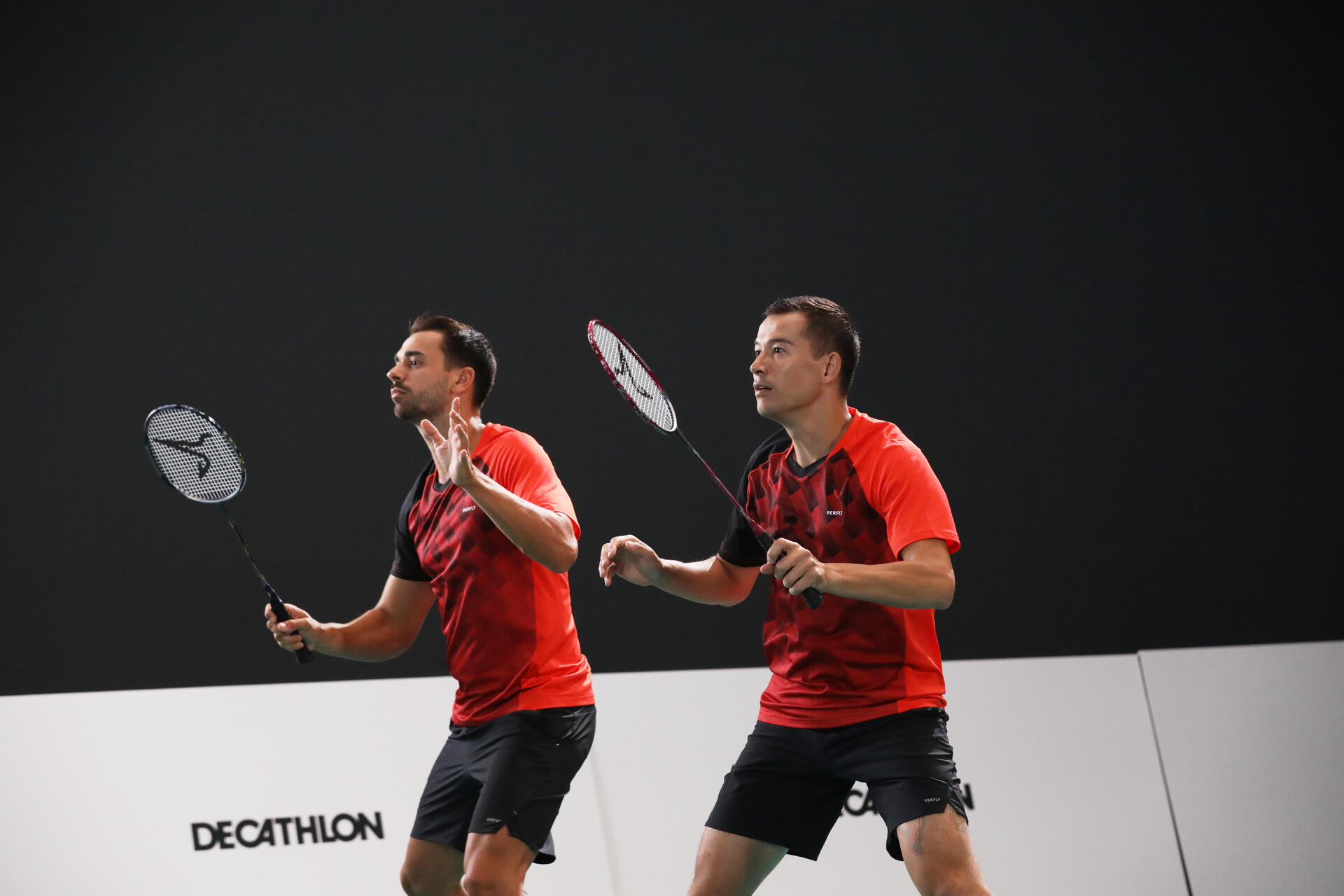 Badminton adult racket br set perform 590 blue purple