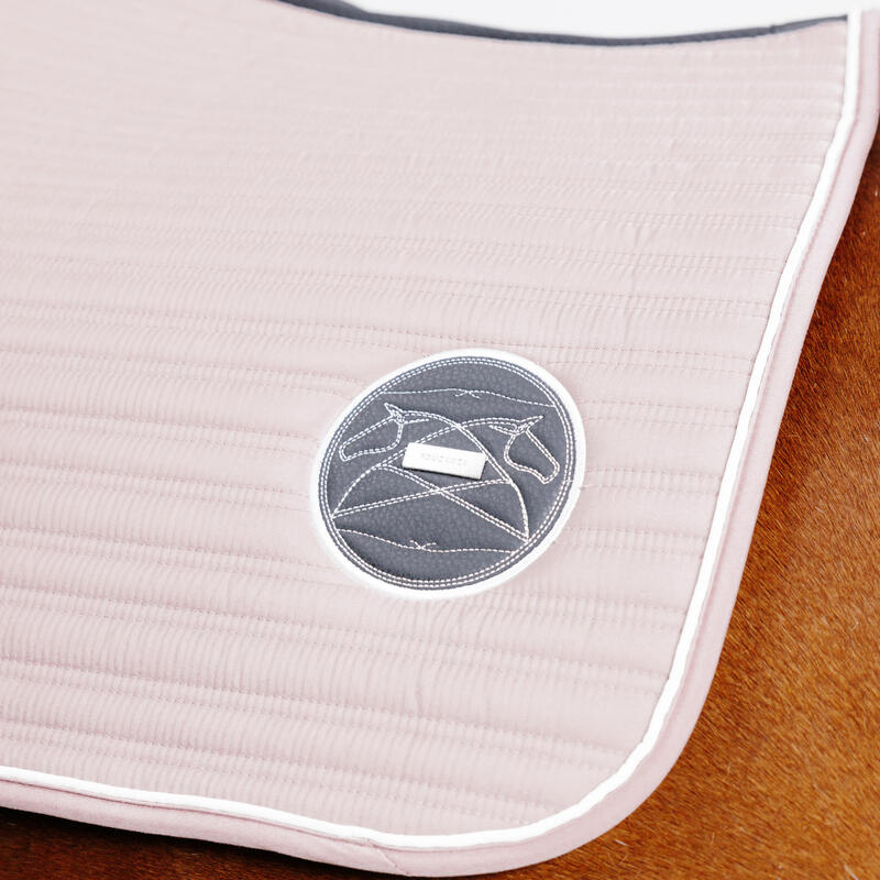 Tapis de selle équitation cheval et poney - 900 cèdre gelé FOUGANZA ...