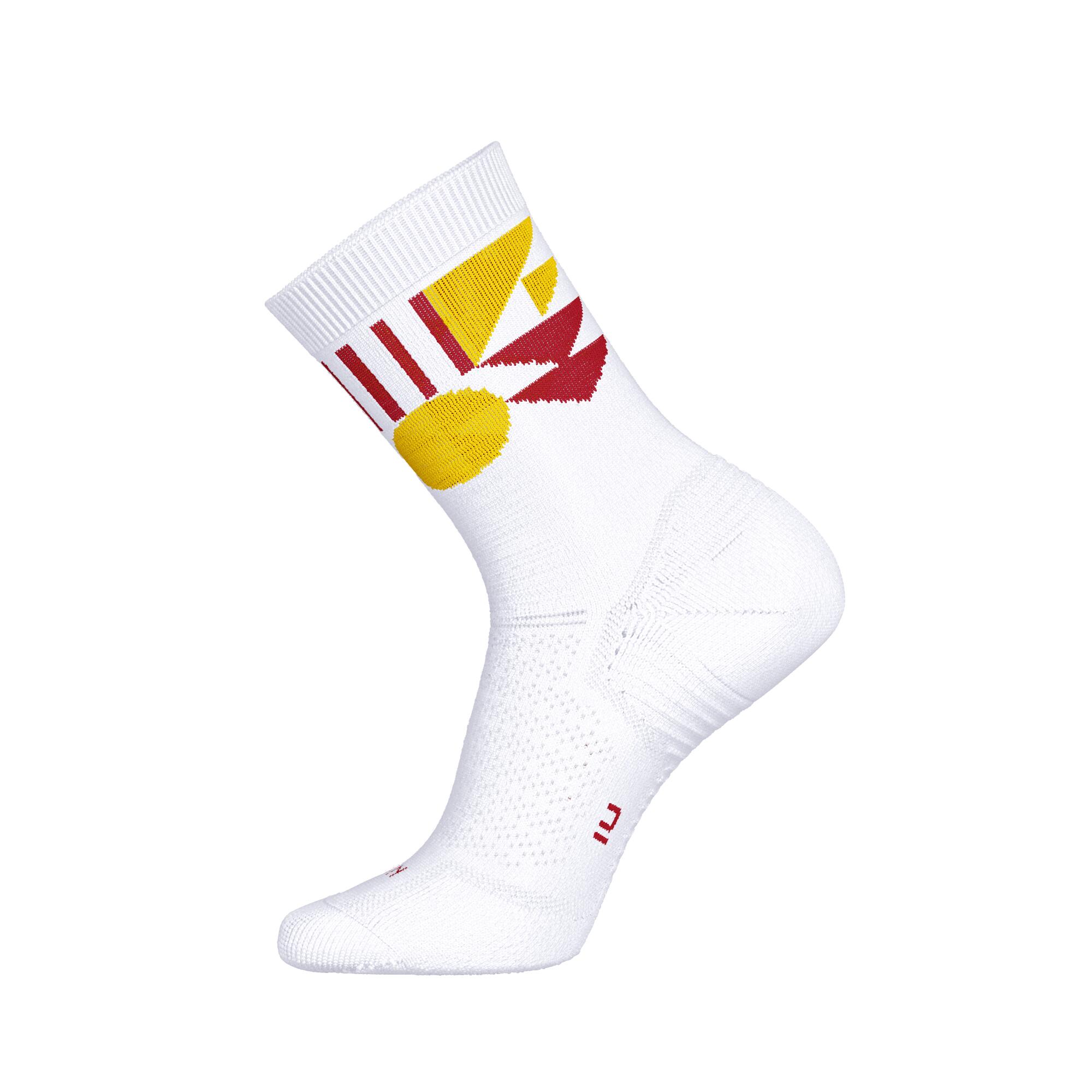 PACK OF 2 PAIRS OF RUN500 THICK MID-CALF RUNNING SOCKS - SPAIN KIPRUN ...