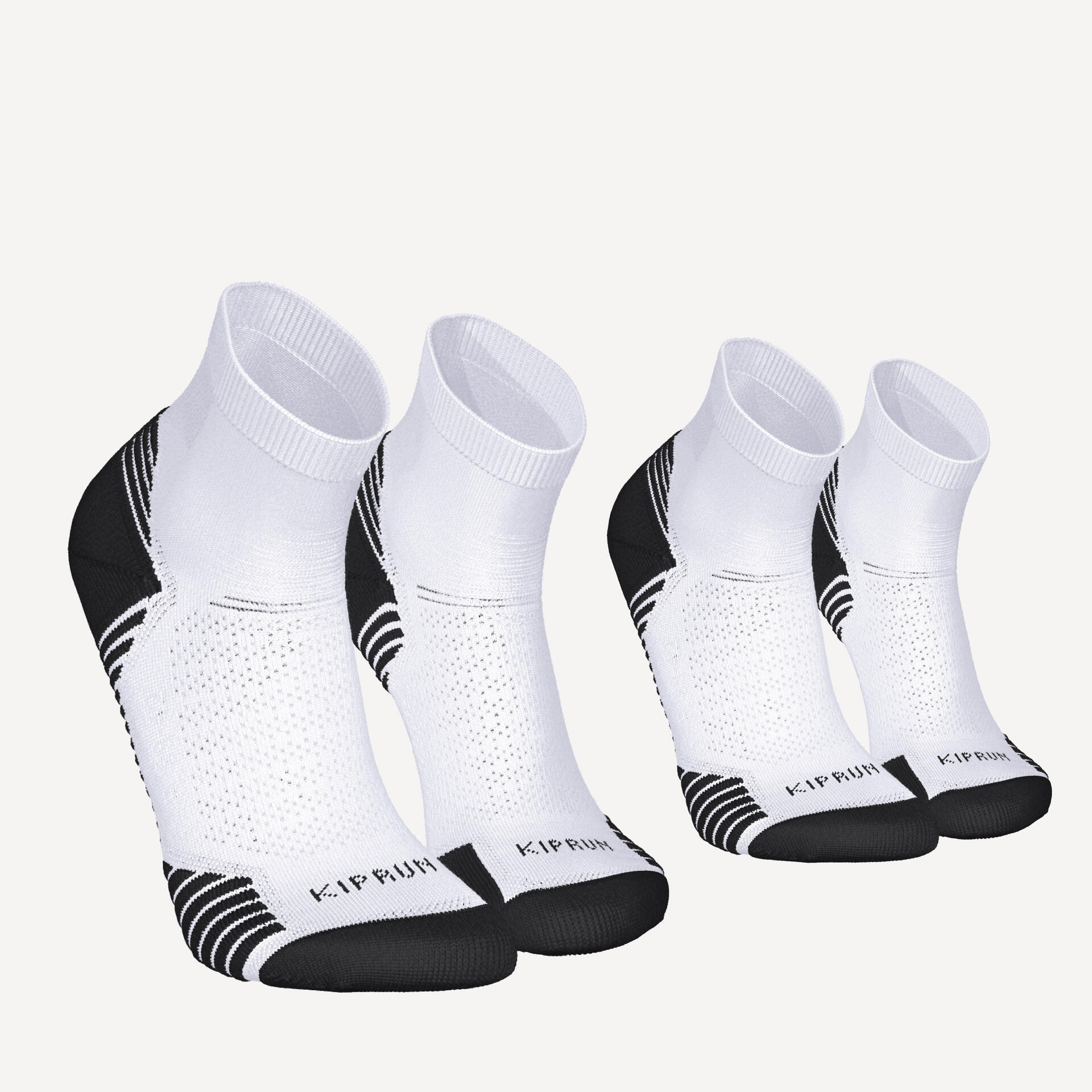 PACK OF 2 PAIRS OF RUN 500 THICK MID RUNNING SOCKS