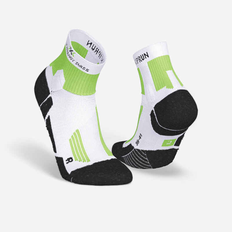 KIPRUN XTECHNO run900 X running socks white/green - Decathlon