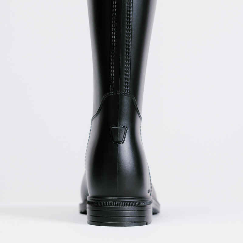Botas de Equitación para Adulto Fouganza 100 Sintéticas Negro - Decathlon