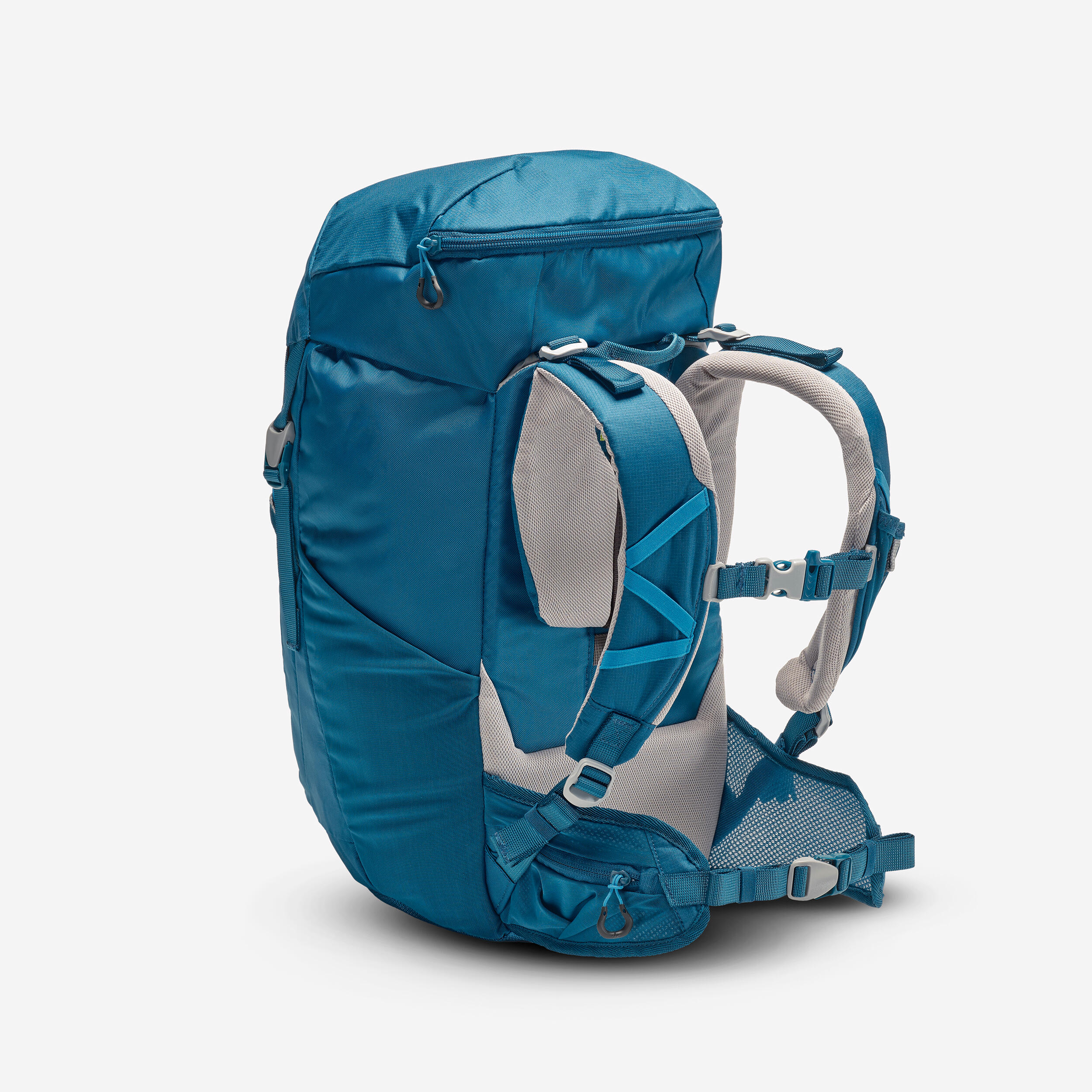 Mochila de senderismo de 28 L azul para niños de 7 a 15 años MH500 - Decathlon