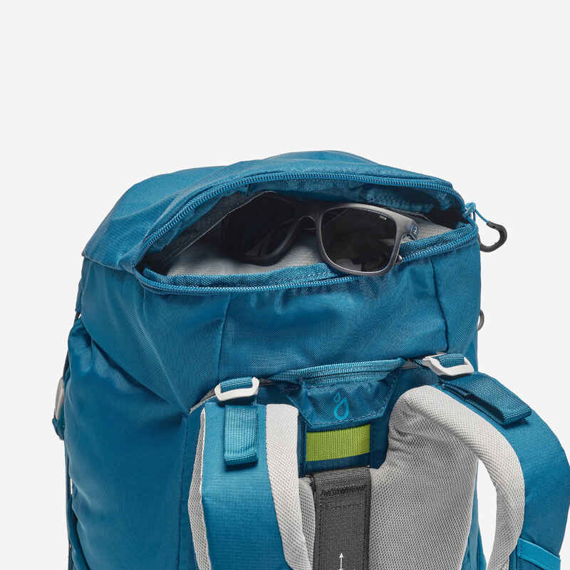 Morral de 28 litros de senderismo para Niños Quechua MH500 azul