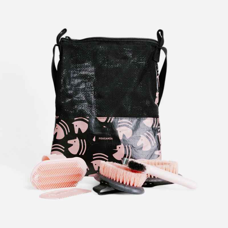 Kids' Grooming Kit 5 Pieces - Pink - Decathlon