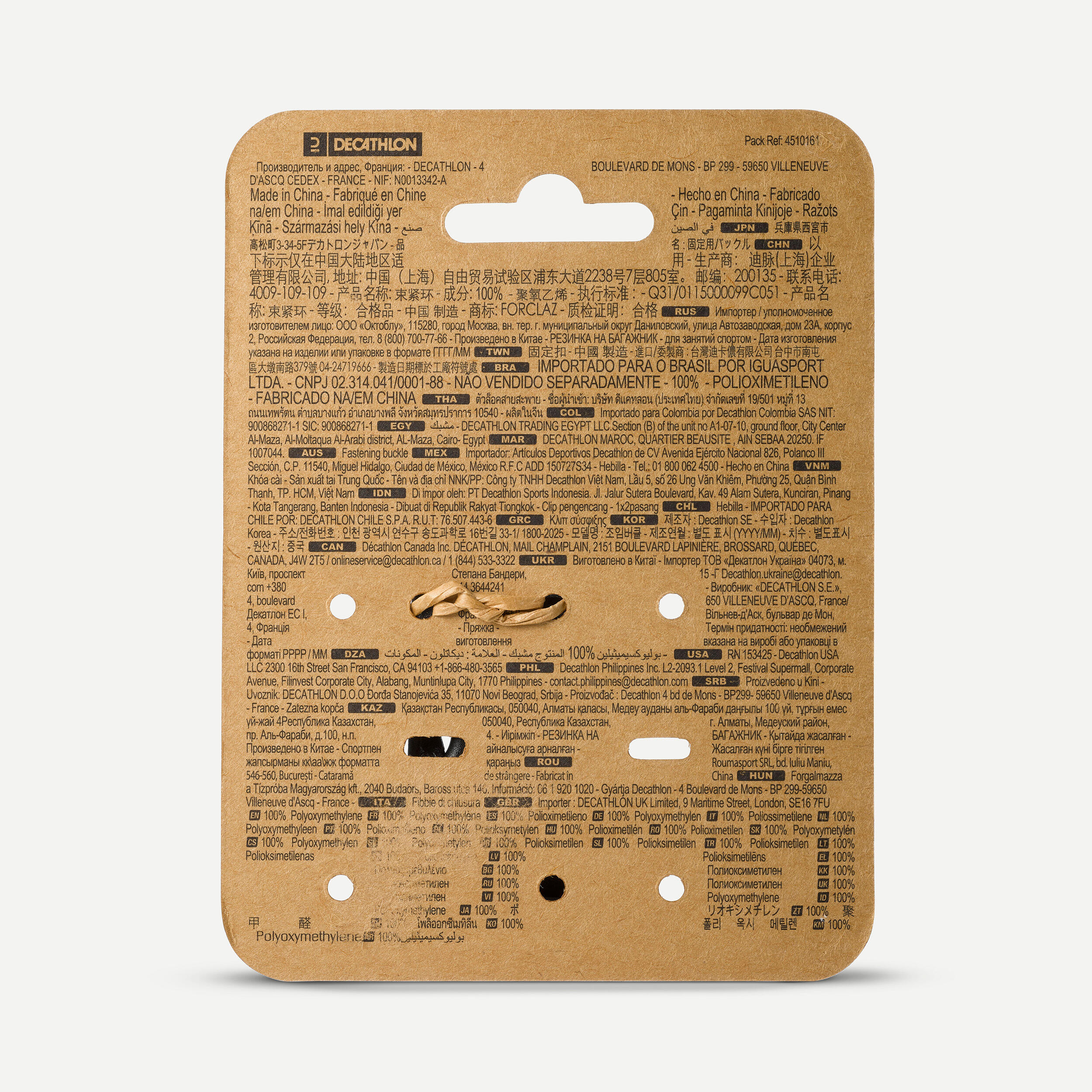 Hebilla de repuesto de mochila de trekking de 25 mm con doble pasador ...