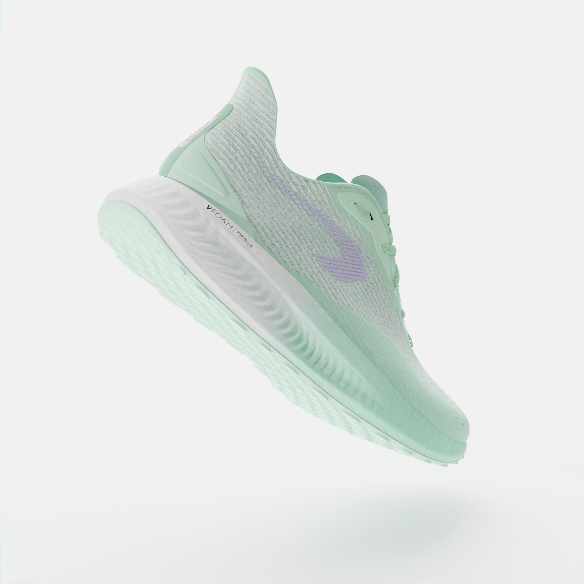 KIPRUN KD500 3 WOMEN'S RUNNING SHOES - GREEN KIPRUN | Decathlon