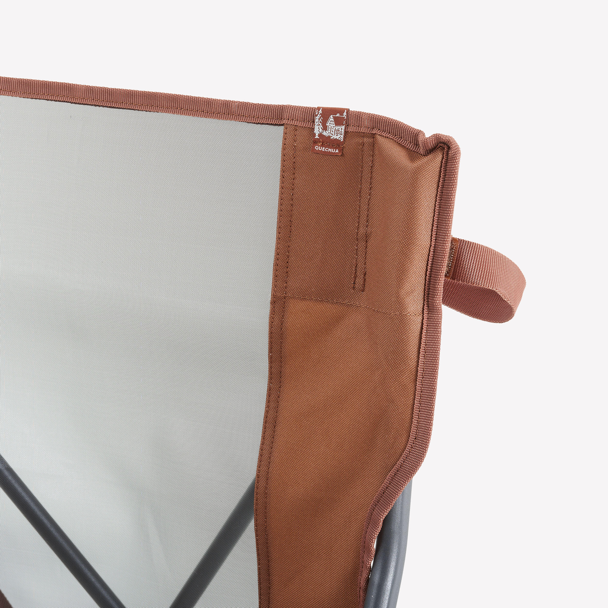 Chaise de camping pliante confortable - Brun Noisette, - - Quechua ...